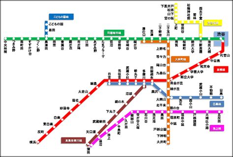 東急線 路線図超高速モバイルインターネットWiMAX2 が使える駅公式