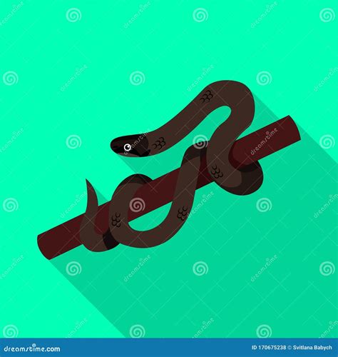 Vector Illustration Of Serpent And Venomous Icon Web Element Of