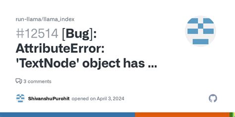 [bug] attributeerror textnode object has no attribute get doc id