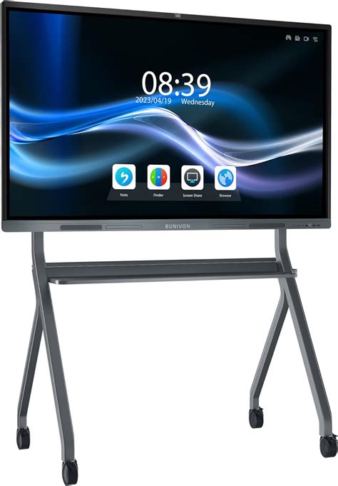 Eunivon Smart Board 65 4k Uhd Interactive Whiteboard Dual System Interactive