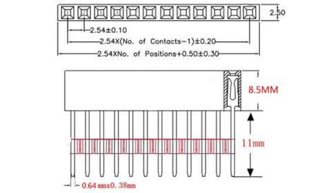 stackable female headers for arduino shields