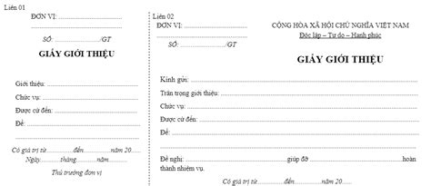 Mẫu giấy giới thiệu công ty mới nhất hiện nay