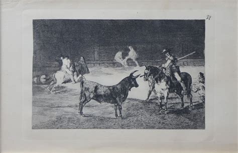 Francisco De Goya Y Lucientes Nach „stierkampf“ „die Launen“ Kunst