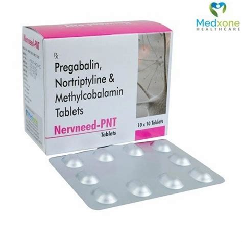 Methylcobalamin 1500 Mcg Notriptyline10 Mg Pregabalin 75mg 10 X 10 At ₹ 290 Box In Solan