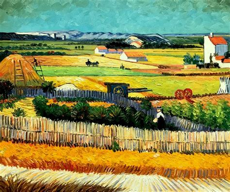 Van Goghs The Harvest Artcorner A Blog By