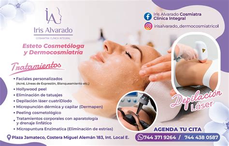 Costa Iris Alvarado Cosmiatra Clínica Integral Esteto Cosmetóloga Y Dermocosmiatría ☎ 744
