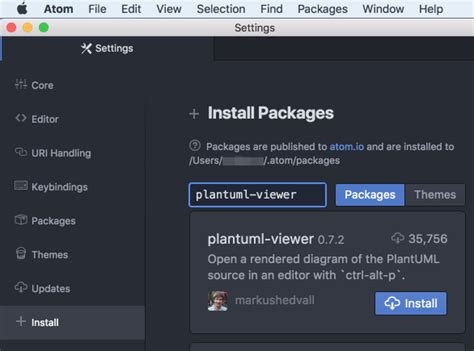 【atom】テキストのみで書いたumlを「plantuml」でリアルタイムプレビューさせる方法