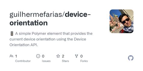 GitHub Guilhermefarias Device Orientation Iphone A Simple Polymer