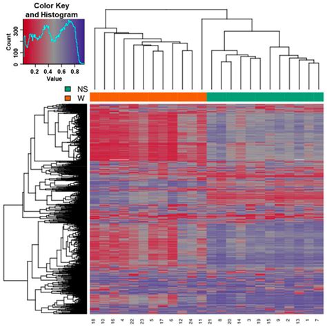 Heatmap Showing The Hierarchical Clustering Of Samples Displaying Only