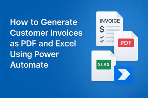 Power Automate Invoice PDF Excel Sky Soft Connections