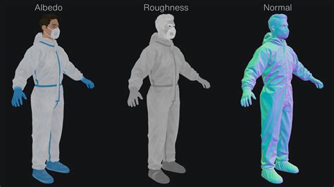 3d Medical Hazmat Suit Worker Turbosquid 2088486