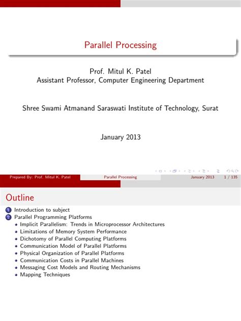 Parallel Processing Chapter 2 Pdf Parallel Computing Thread Computing
