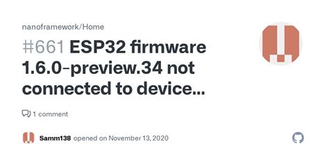 Esp32 Firmware 160 Preview34 Not Connected To Device Explorer · Issue 661 · Nanoframework