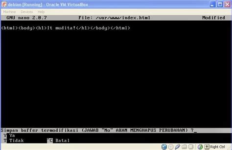 Konfigurasi Server Pada Debian Tentang Komputer