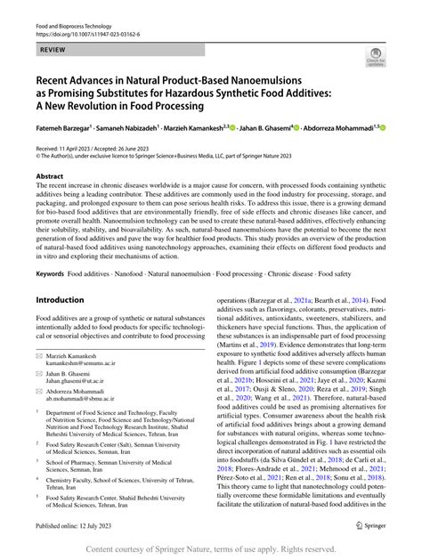 Recent Advances In Natural Product Based Nanoemulsions As Promising