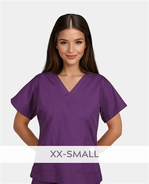 2xl Triple Pocket Urban Scrub Tops Black With Orange Stitching