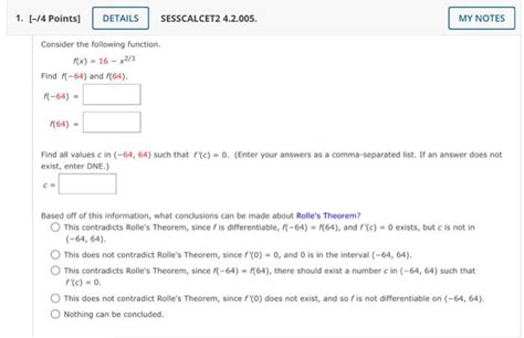 Solved Consider The Following Function F X 16x2 3 Find Chegg Com