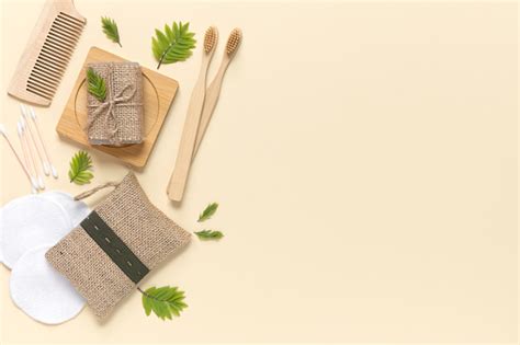 베이지 색 배경에 제로 폐기물 환경 친화적 인 욕실 액세서리 및 개인 관리 천연 화장품 플랫 레이 개념에 대한 스톡 사진 및 기타 이미지 Istock
