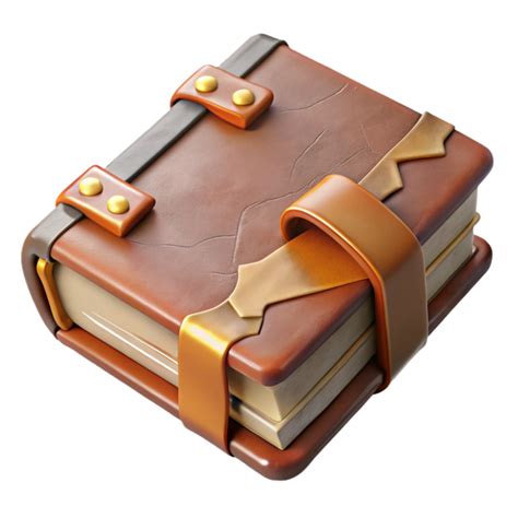 Dramatic Traditional Damaged Book Spine Repair Close Up Cutout