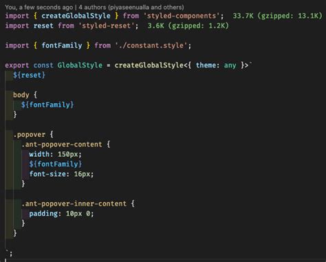 Highlighting Breaks When Extract Props In Typescript · Issue 229 · Styled Componentsvscode