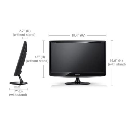 Samsung SyncMaster B Widescreen LCD Monitor Computers Tech Parts Accessories