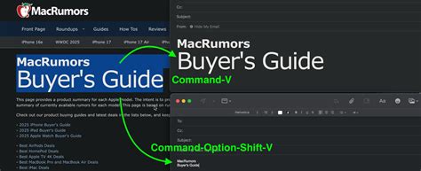 macos quick tip copy and paste text without formatting macrumors