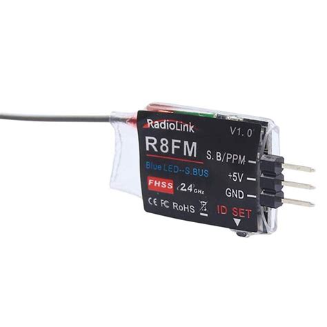 radiolink r8fm 2 4ghz 8ch sbus ppm micro rc receiver for mini fpv