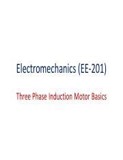 Lecture 18 20 Three Phase Induction Motor Basics 1 Pdf Electromechanics EE 201 Three Phase