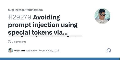 Avoiding Prompt Injection Using Special Tokens Via `applychattemplate