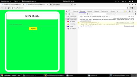 Handling Events In React JS Day 6 CodeSpeedy