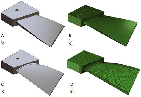 A Simplified Turbine Blade Cad File The Blade Is Reduced To A Tapering Download Scientific