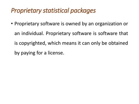 Statistical Softwarepptx