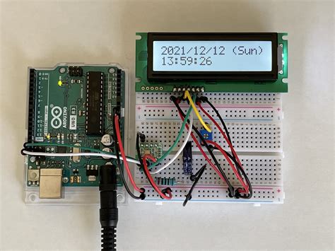 Arduinoとrtcモジュールrx8900を使ったlcd時計の製作（1） よかひより