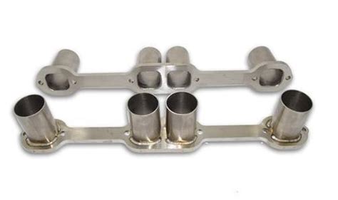 Pro Series Stainless Header Flange Kits Small Block Chevy 18 Degree