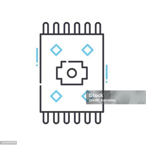 카펫 선 아이콘 개요 기호 벡터 일러스트 레이 션 개념 기호 3차원 형태에 대한 스톡 벡터 아트 및 기타 이미지 3차원 형태