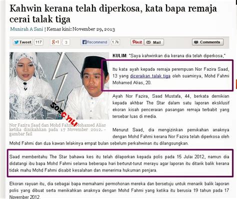 Kena Rogol Punca Pasangan Muda Kontroversi Kahwin Muda Sebelum Cerai Talak 3 Sozcyili