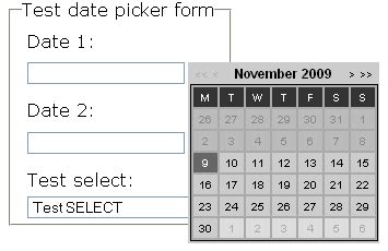 Selector De Fechas En JQuery Webtips