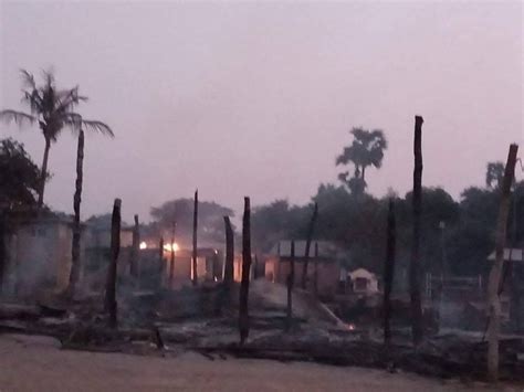 ဒီပဲယင်းမြို့နယ် ယင်းတွေရွာကို စစ်အုပ်စုက တတိယအကြိမ် ထပ်မံ မီးရှို့ဖျက်ဆီး ၊ ဒေသခံများ တိမ်းရ