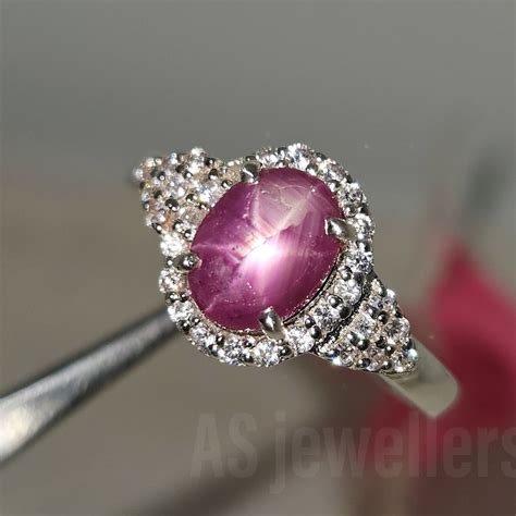 Star Ruby Ring Etsy