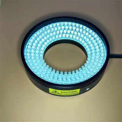 머신 비전 광원 Led 링 라이트 산업용 조명 48mm 내경 블루 밝기 Dc24v 램프 베벨 앵글 링led Industrial Lightingled