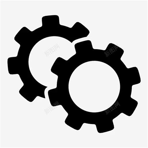 齿轮轮子两个图标 标识 标志 Ui图标 设计图片 免费下载 页面网页 平面电商 创意素材 花瓣网