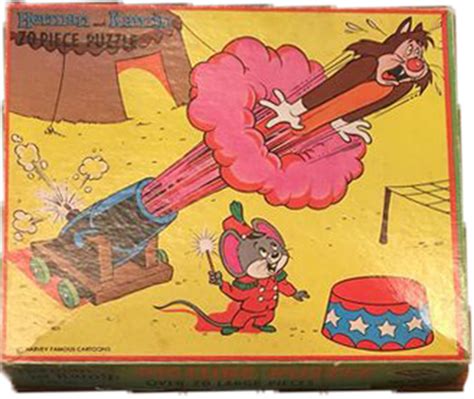 Warren Herman And Katnip Circus Cannon 70 Piece Box Puzzle Harvey