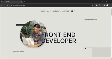 sithu aung khant on linkedin developerportfolio react tailwindcss