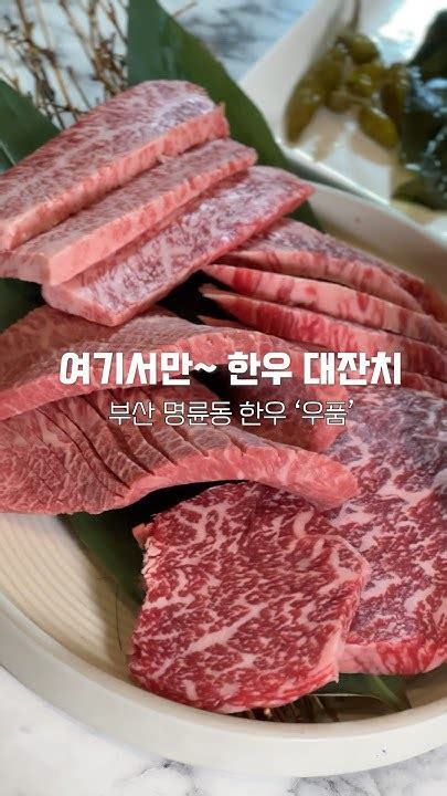 부산 현지 한우맛집 ‘우품 99 000원 한우코스 부산맛집 한우맛집 Youtube