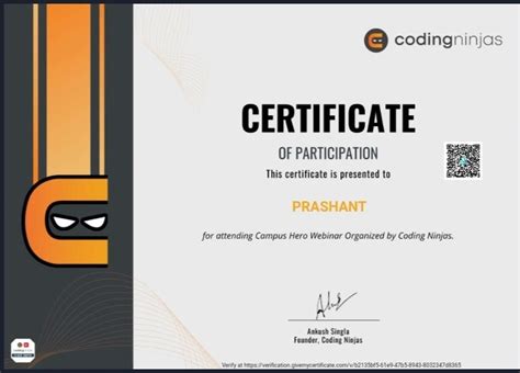 Prashant Kumar On Linkedin Campushero Codingninjas
