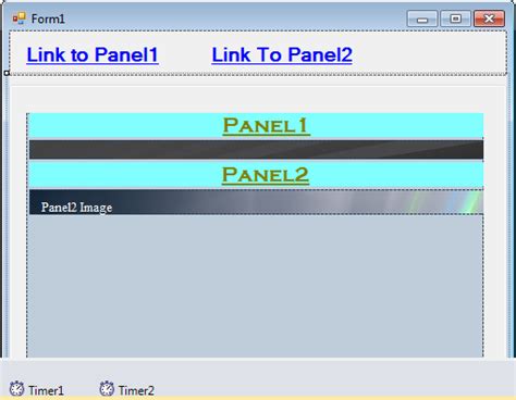 Creating A Sliding Panel In Vb Net Sourcecodester