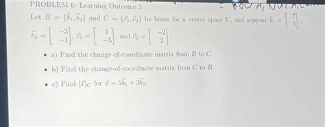 Solved Problem 6 Learning Outcome 3 Let B B1b2 And