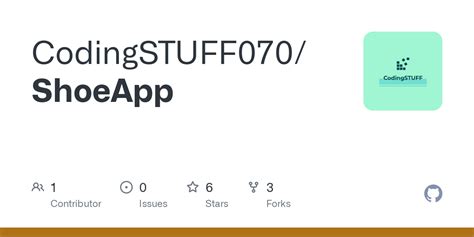 Github Codingstuff Shoeapp