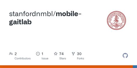GitHub Stanfordnmbl Mobile Gaitlab