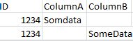 Sql Combine Two Rows Based On Common ID Stack Overflow